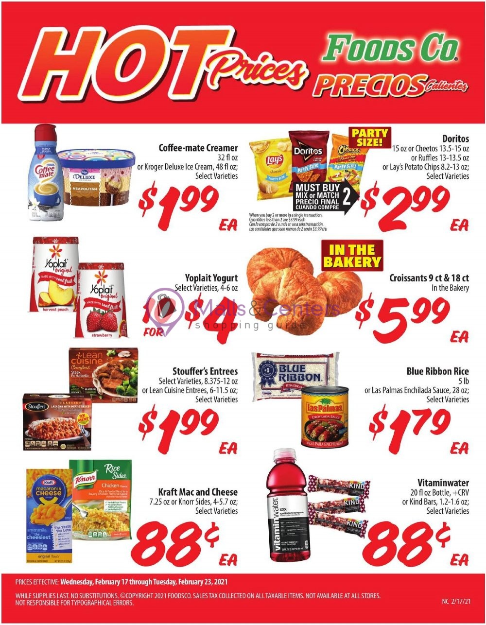 Foods Co. Weekly Ad - sales & flyers specials - MallsCenters
