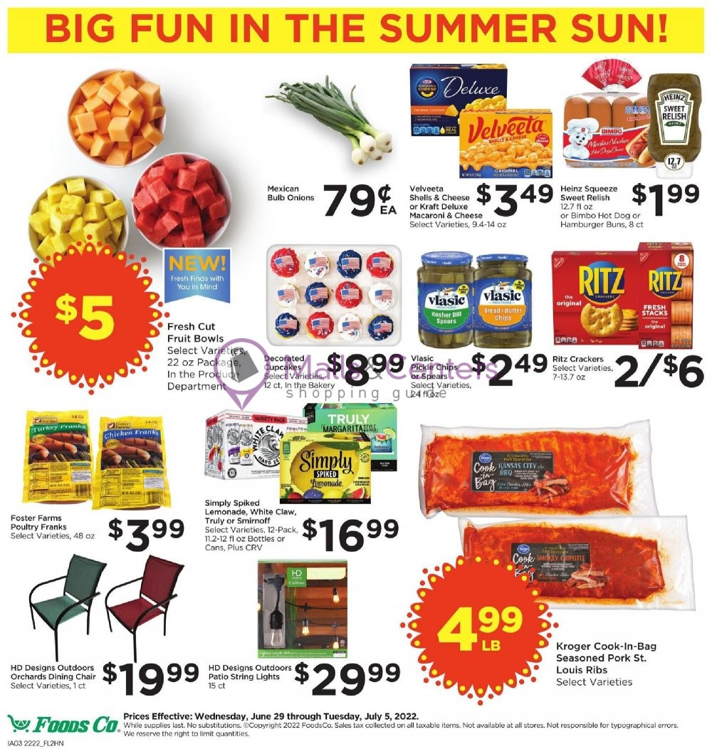 Foods Co. Weekly Ad - sales & flyers specials - MallsCenters