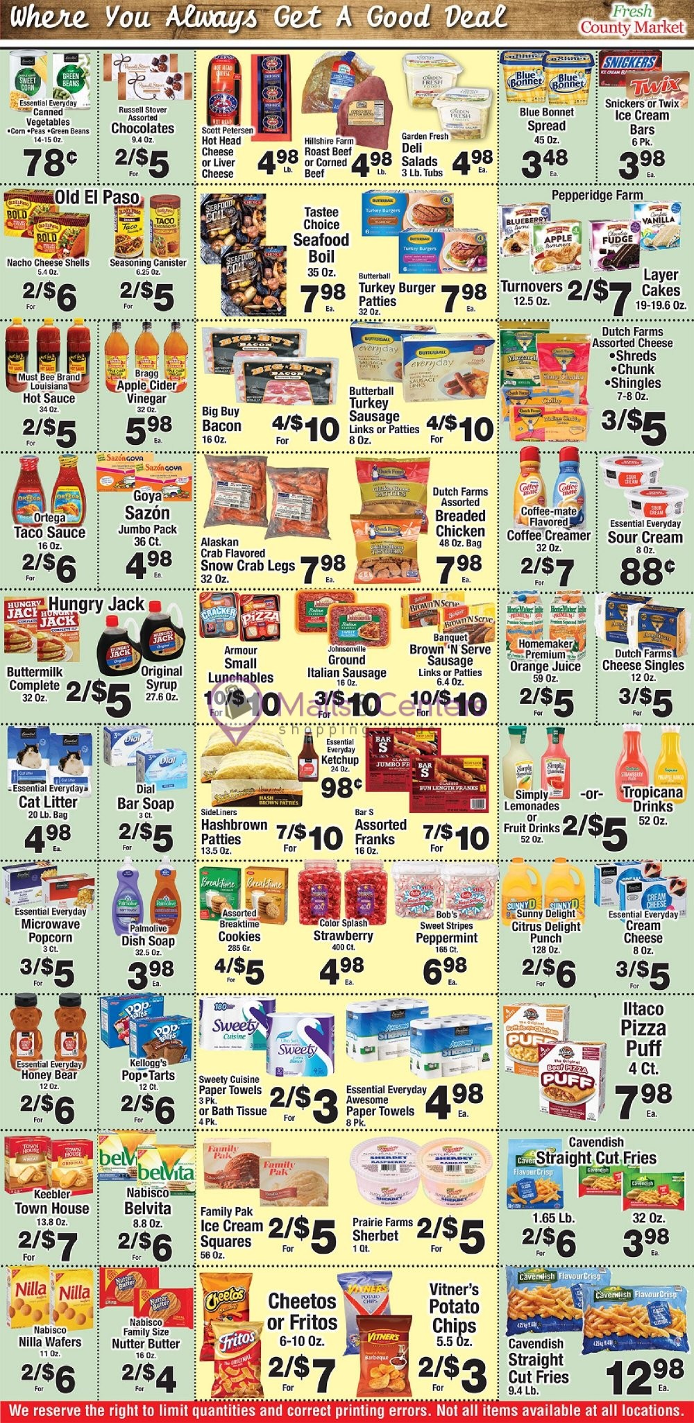 Fresh County Market Weekly Ad - sales & flyers specials - MallsCenters