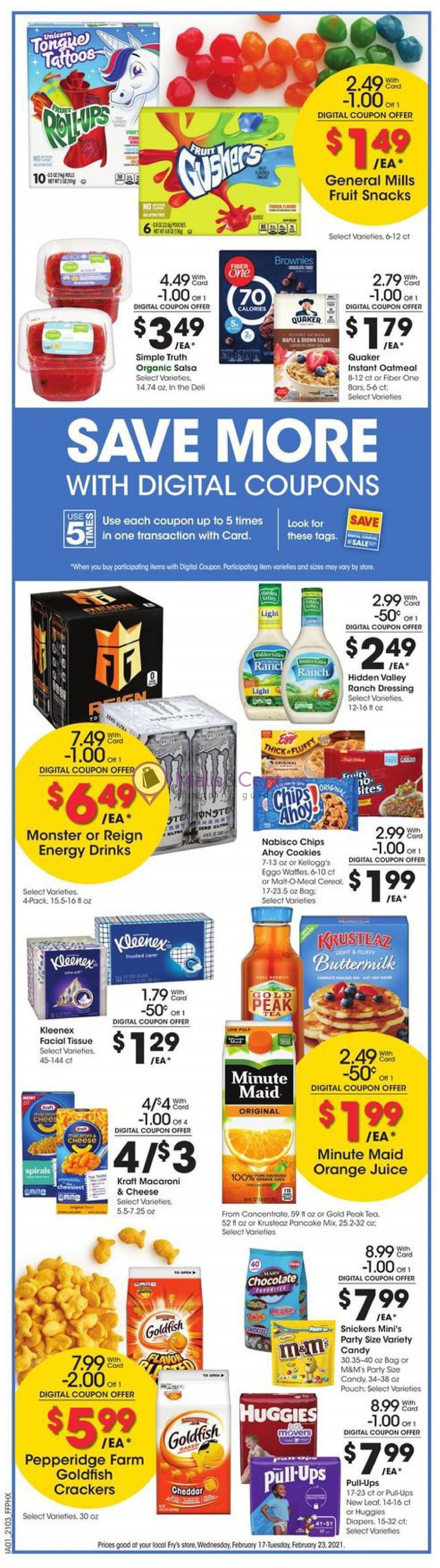 Fry's Food Stores Weekly Ad - sales & flyers specials - MallsCenters