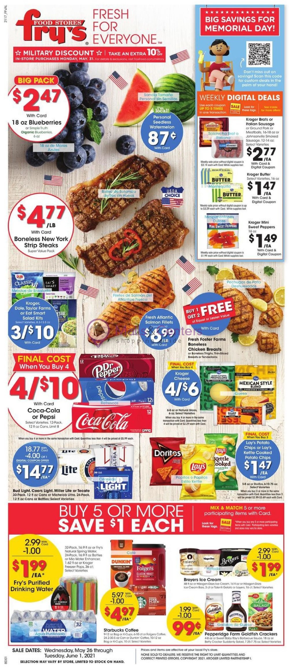 Fry's Food Stores Weekly Ad - sales & flyers specials - MallsCenters