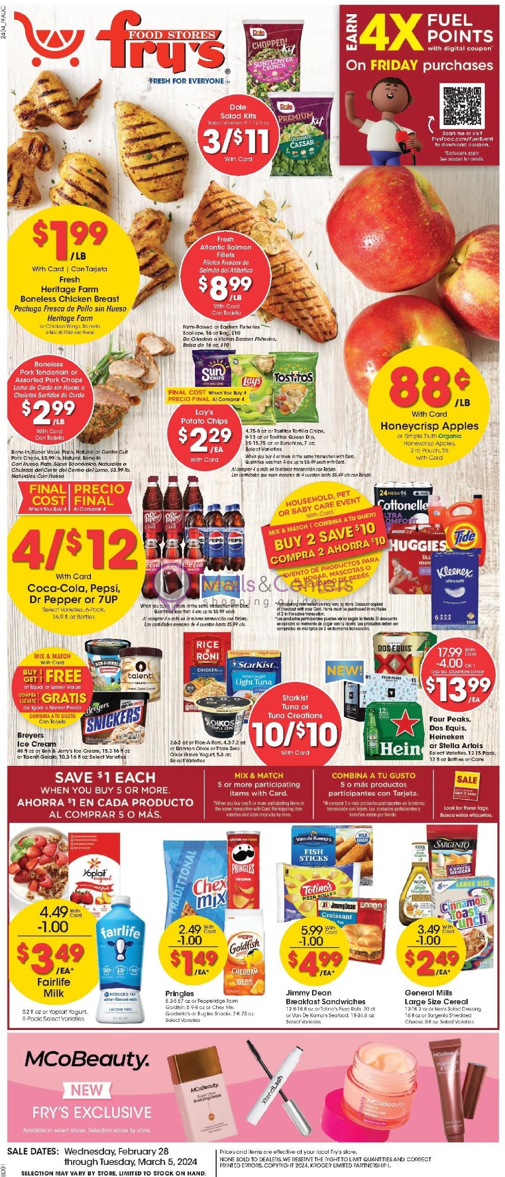 Fry's Food Stores Weekly Ad, from Wed, 2/28/2024 - sales & flyers ...