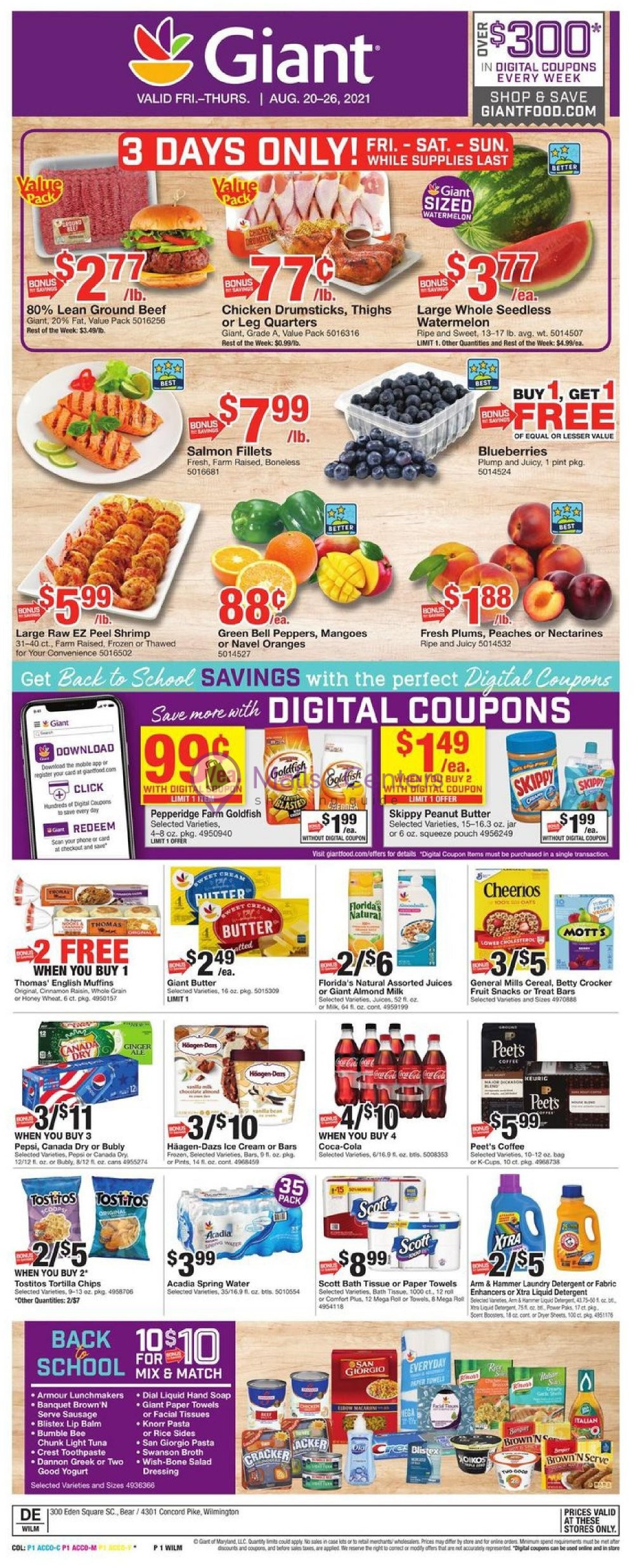 Giant Food Stores Weekly Ad - sales & flyers specials - MallsCenters