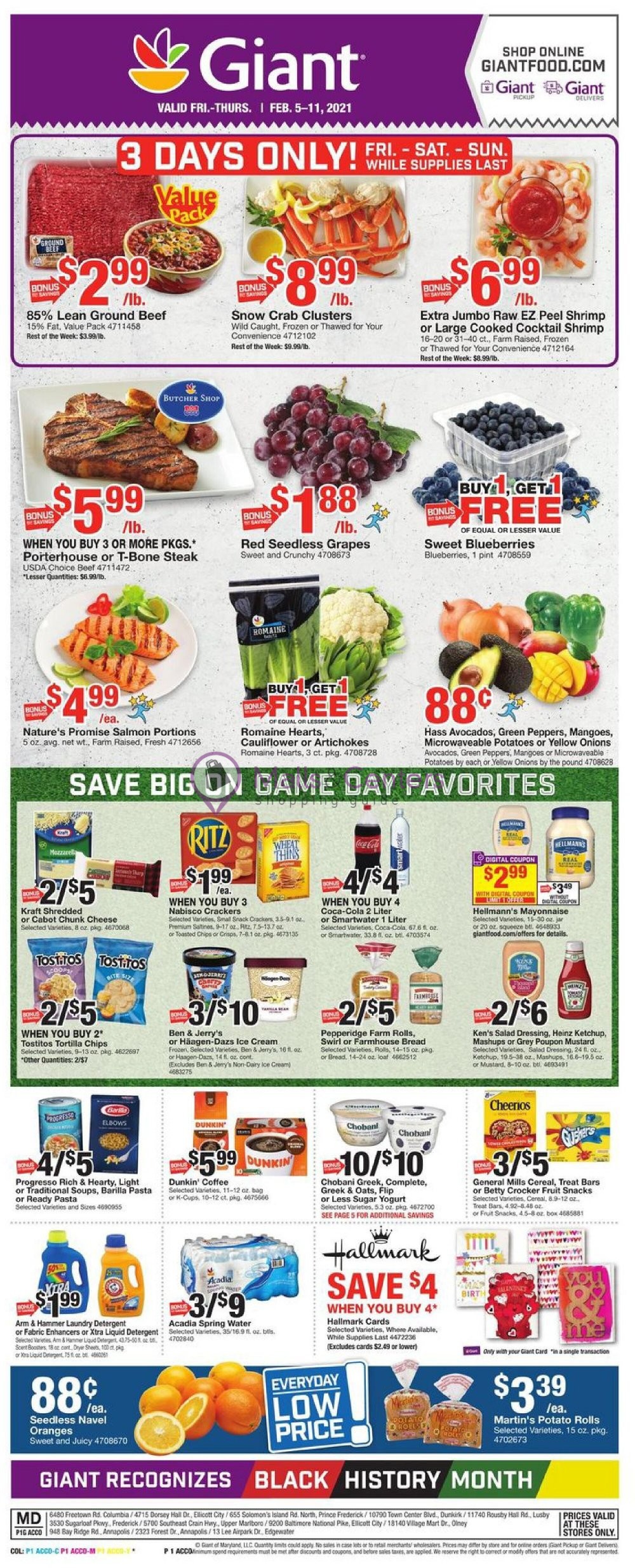 Giant Food Stores Weekly Ad - sales & flyers specials - MallsCenters