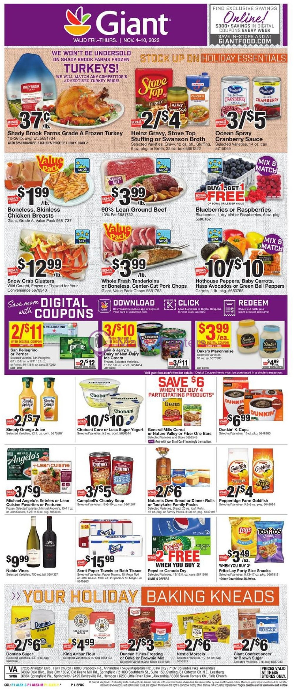 Giant Food Stores Weekly Ad - sales & flyers specials - MallsCenters