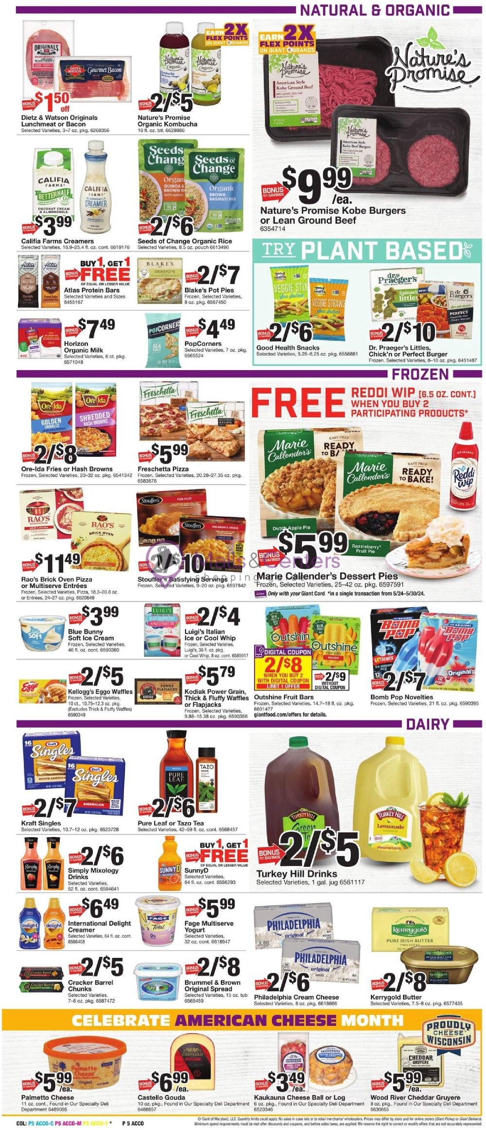 Giant Food Stores Weekly ad valid from 05/24/2024 to 05/30/2024 ...