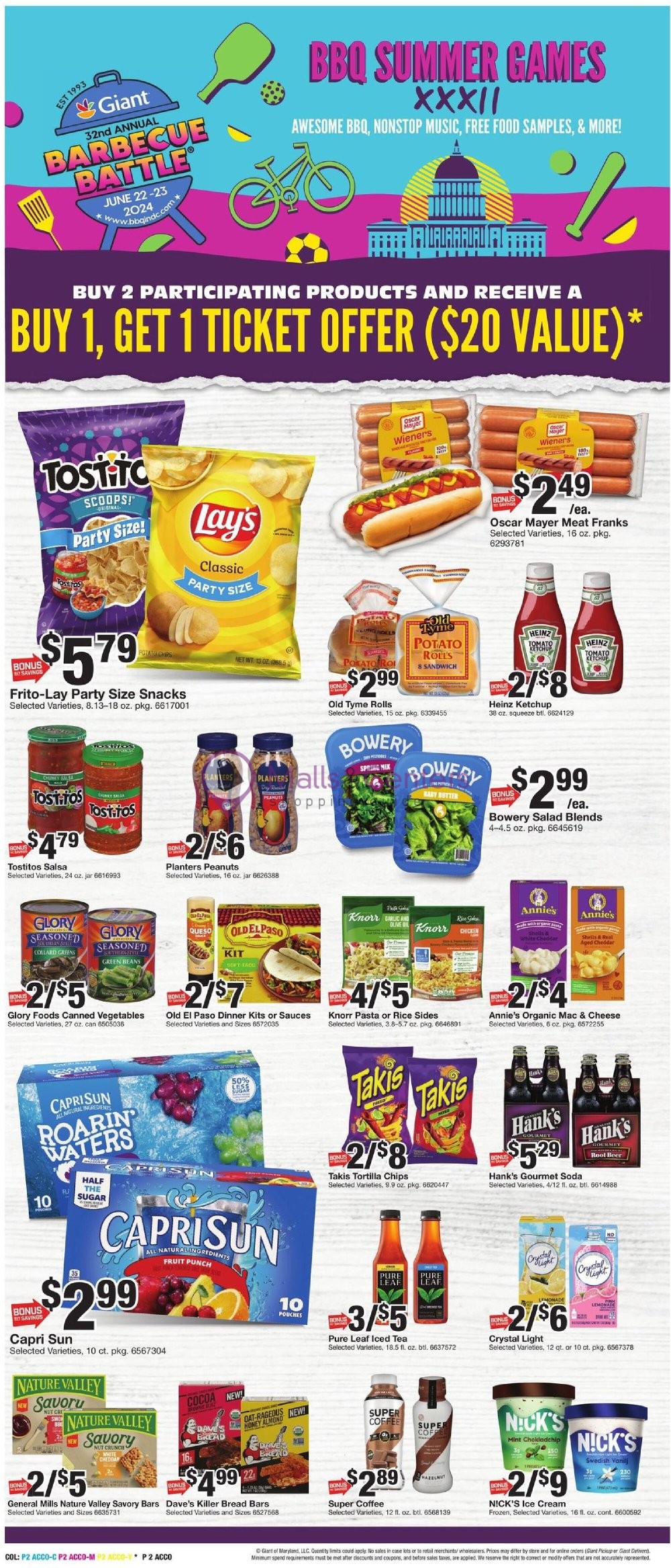 Giant Weekly ad valid from 06/07/2024 to 06/13/2024 - MallsCenters