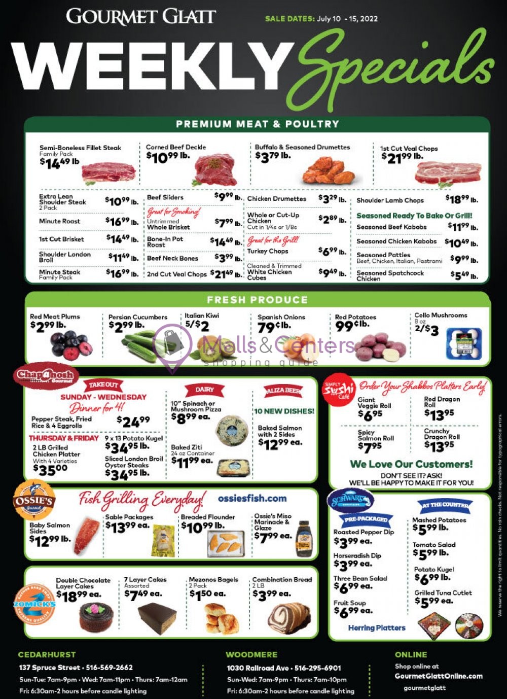 Gourmet Glatt Market Weekly Ad - sales & flyers specials - MallsCenters