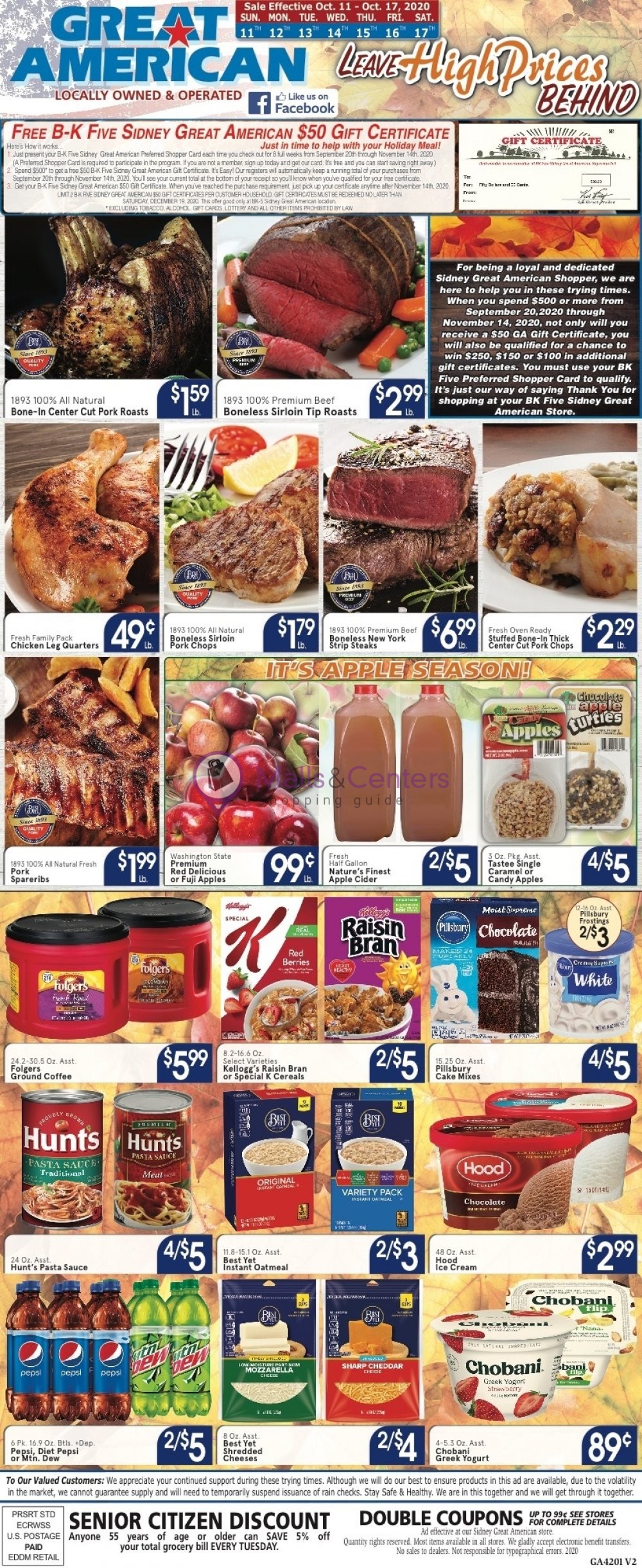 Great American Food Stores Weekly Ad - sales & flyers specials ...