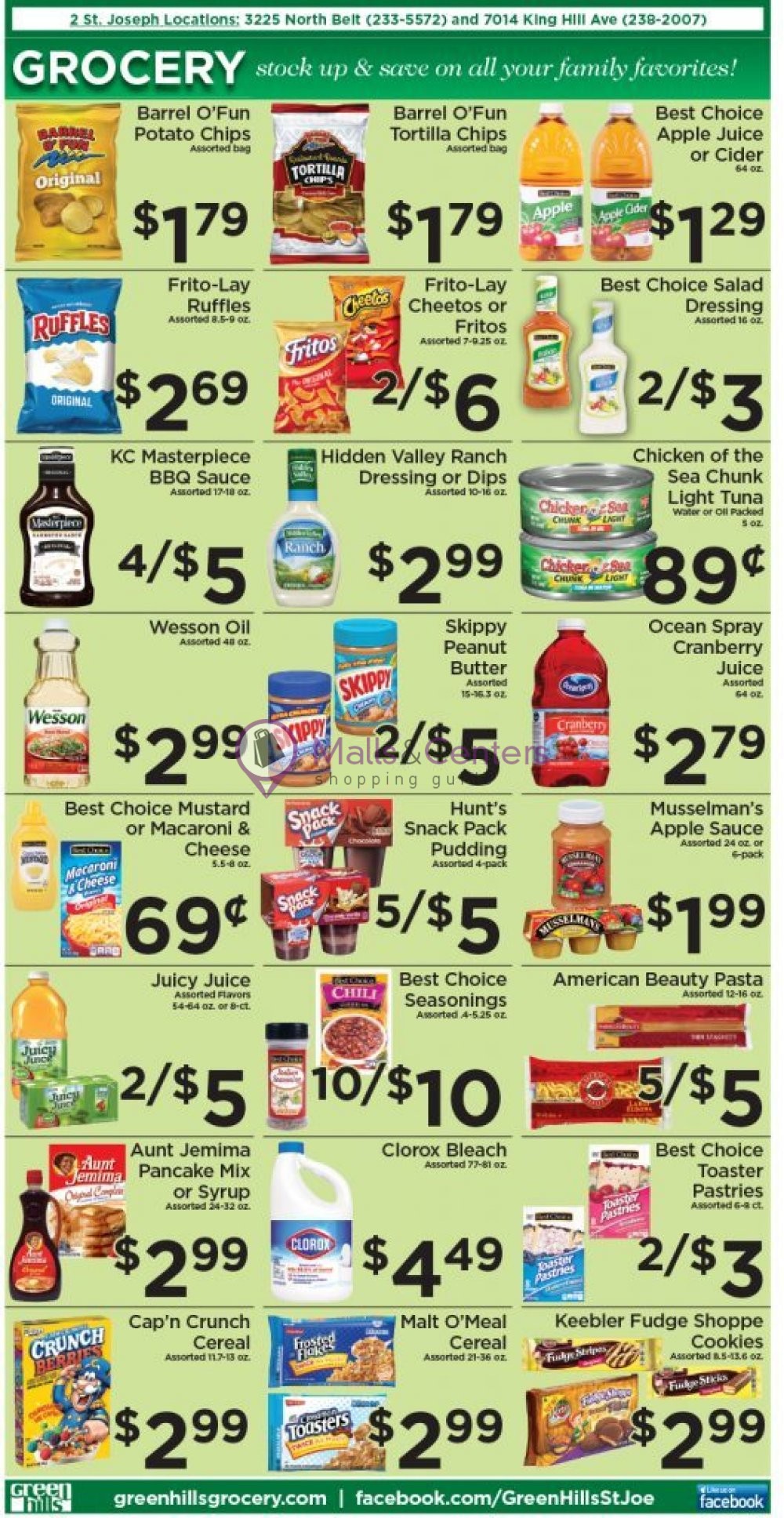 Green Hills Grocery Weekly Ad - sales & flyers specials - MallsCenters