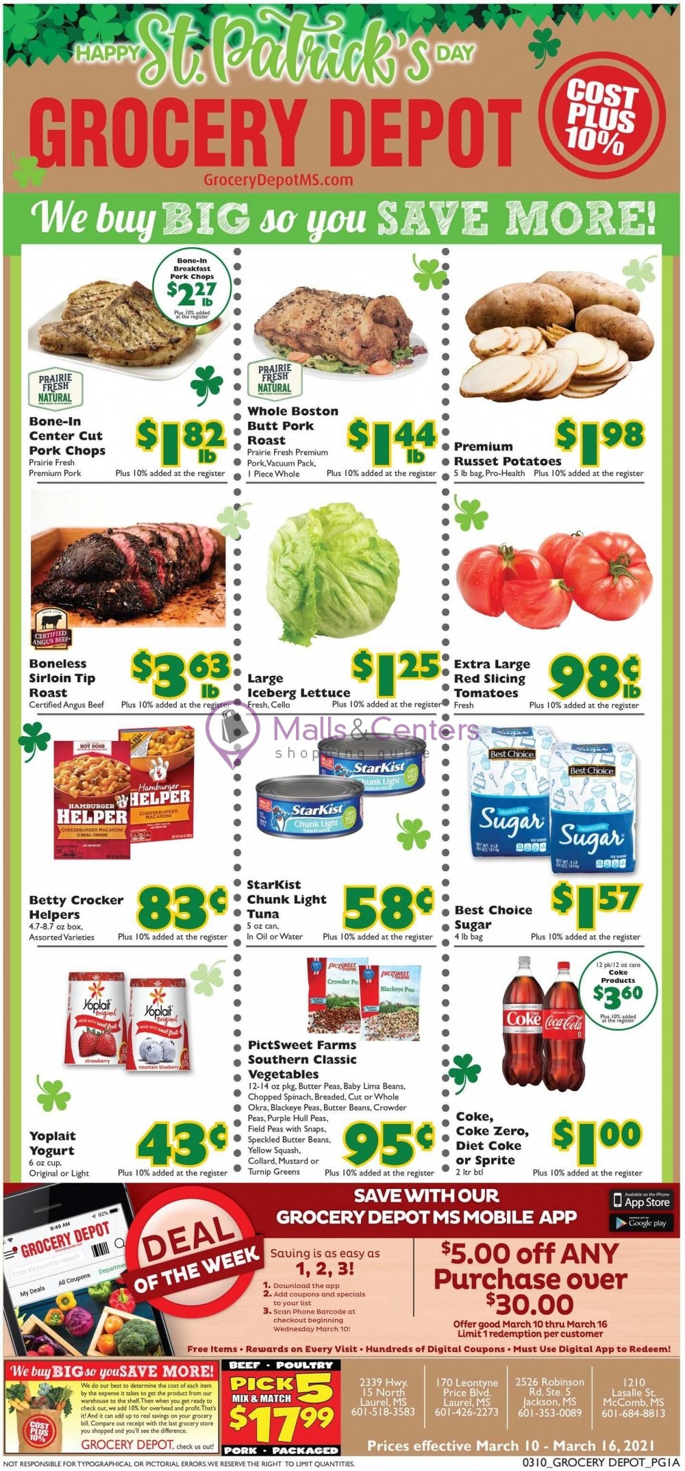 Grocery Depot Weekly Ad - sales & flyers specials - MallsCenters