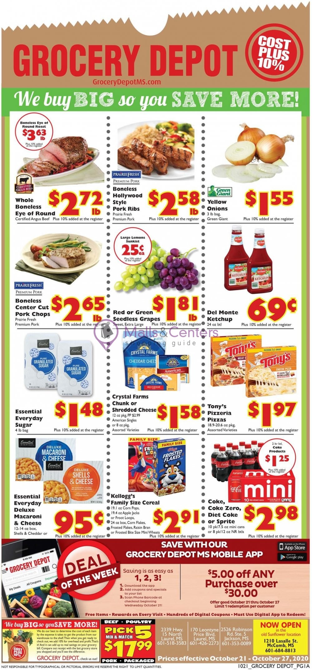 Grocery Depot Weekly Ad - sales & flyers specials - MallsCenters