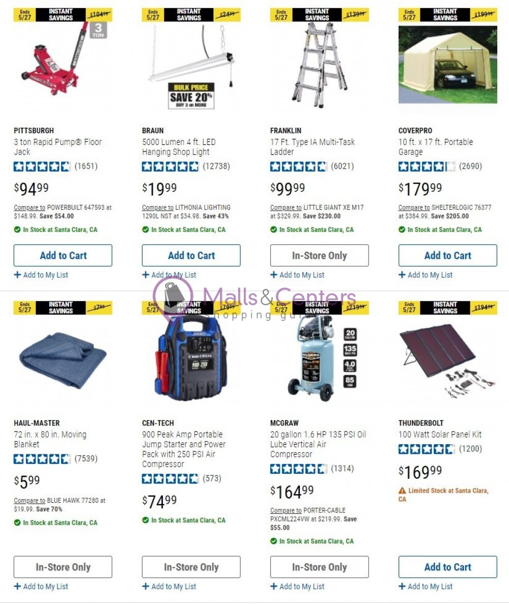 Harbor Freight Tools Weekly Ad - sales & flyers specials - MallsCenters