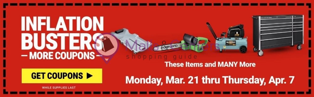 Harbor Freight Tools Weekly Ad - sales & flyers specials - MallsCenters