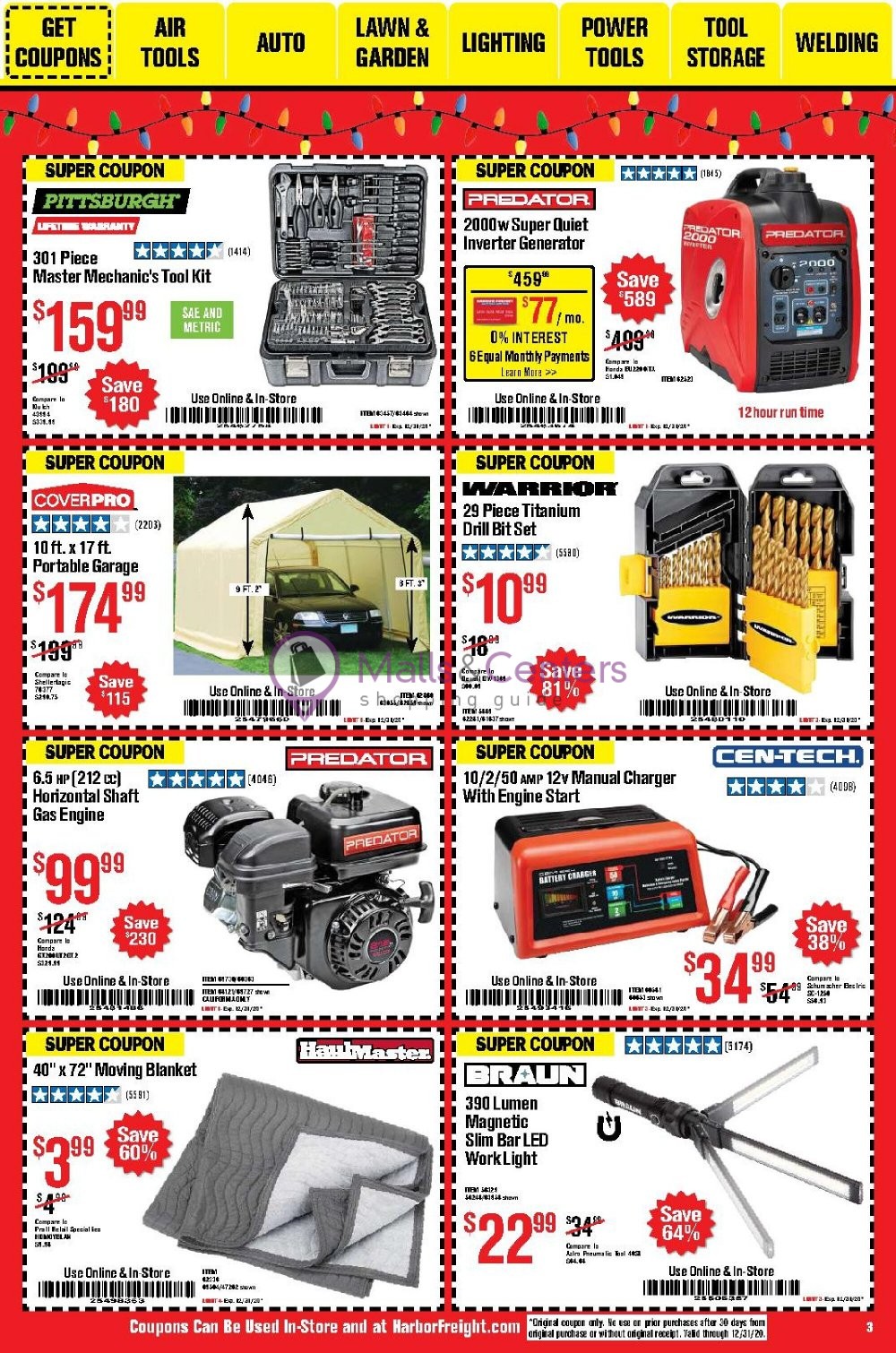Harbor Freight Tools Weekly Ad - sales & flyers specials - MallsCenters