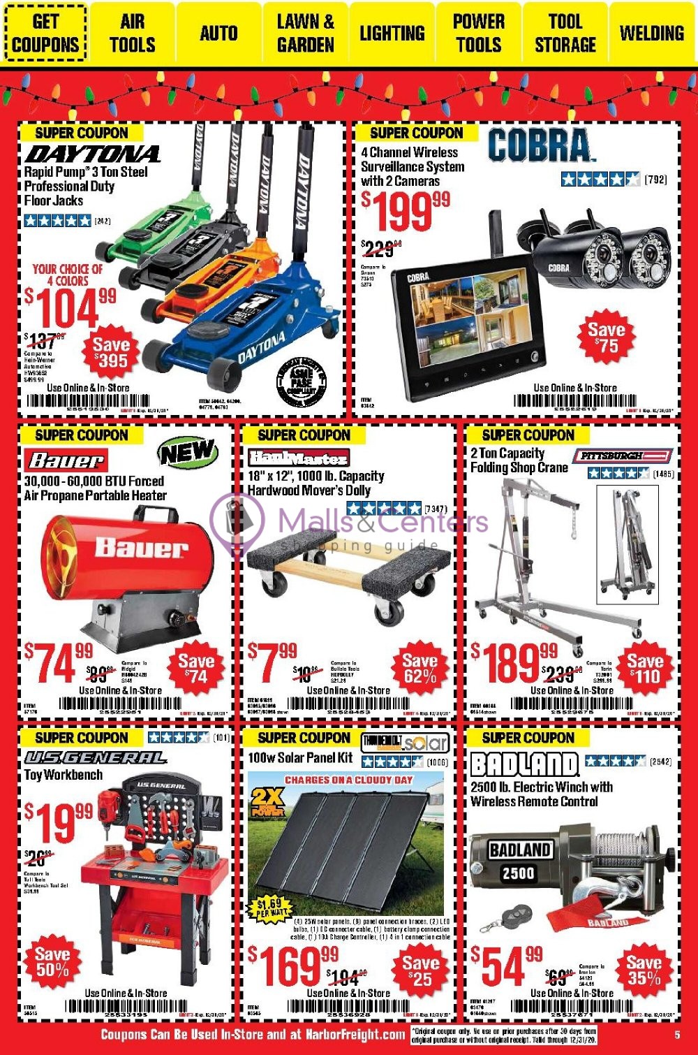 Harbor Freight Tools Weekly Ad - sales & flyers specials - MallsCenters