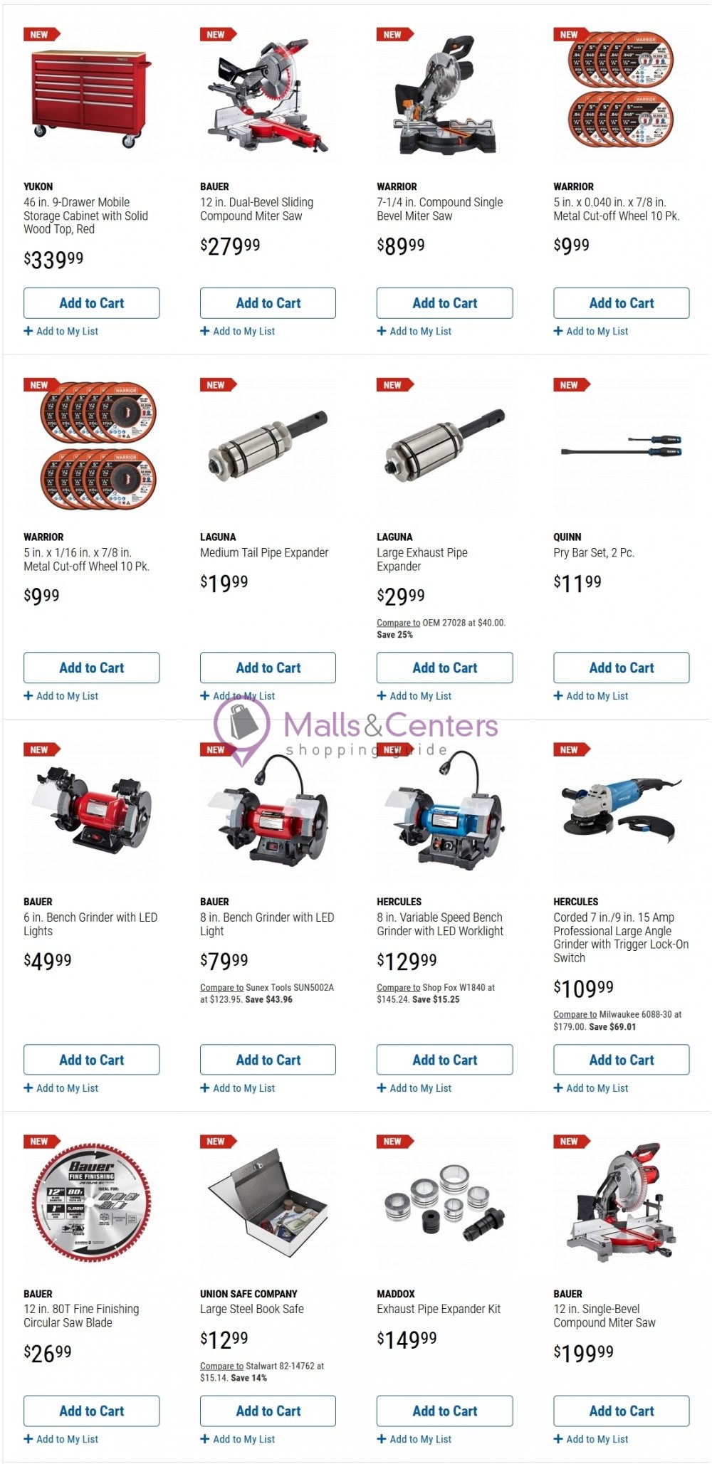 Harbor Freight Tools Weekly Ad - sales & flyers specials - MallsCenters