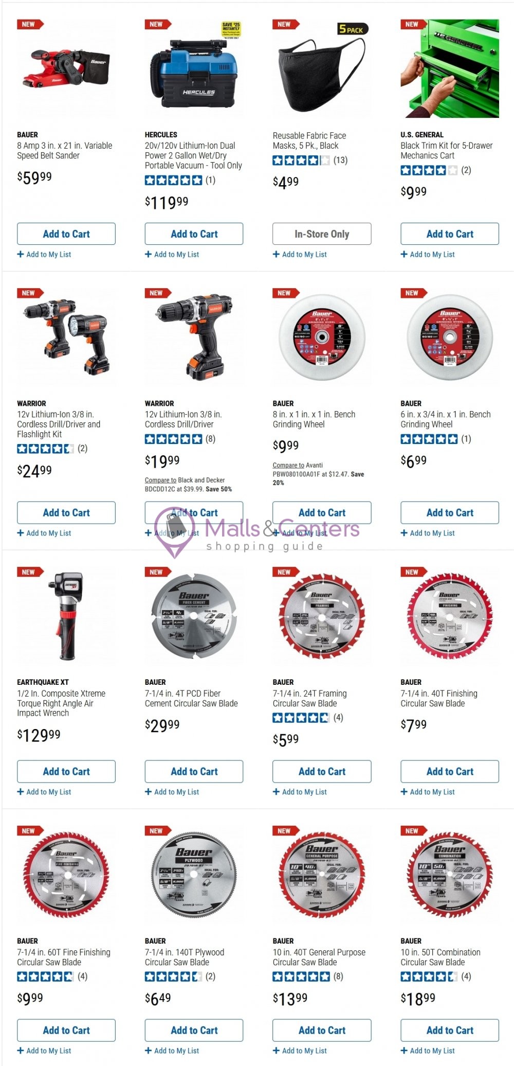 Harbor Freight Tools Weekly Ad - sales & flyers specials - MallsCenters