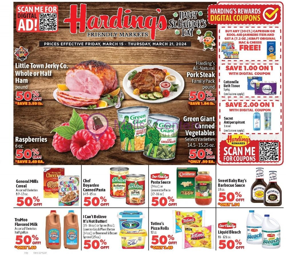 Harding's Weekly Ad, from Fri, 3/15/2024 - sales & flyers specials ...