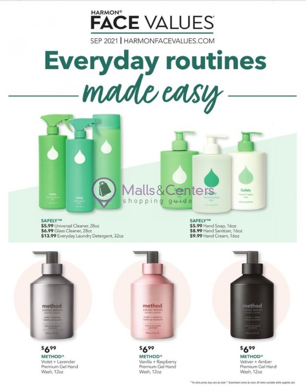 Harmon Face Values Weekly Ad - sales & flyers specials - MallsCenters