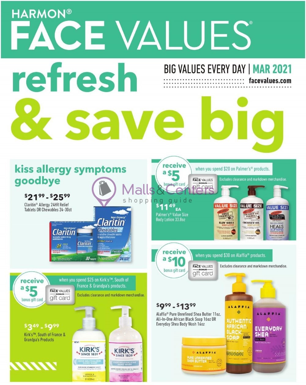 Harmon Face Values Weekly Ad - sales & flyers specials - MallsCenters