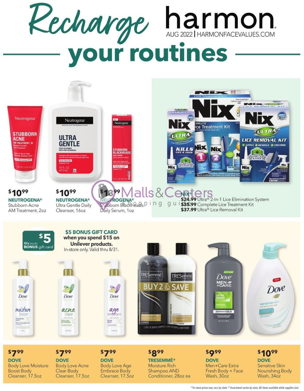 Harmon Face Values Weekly Ad - sales & flyers specials - MallsCenters