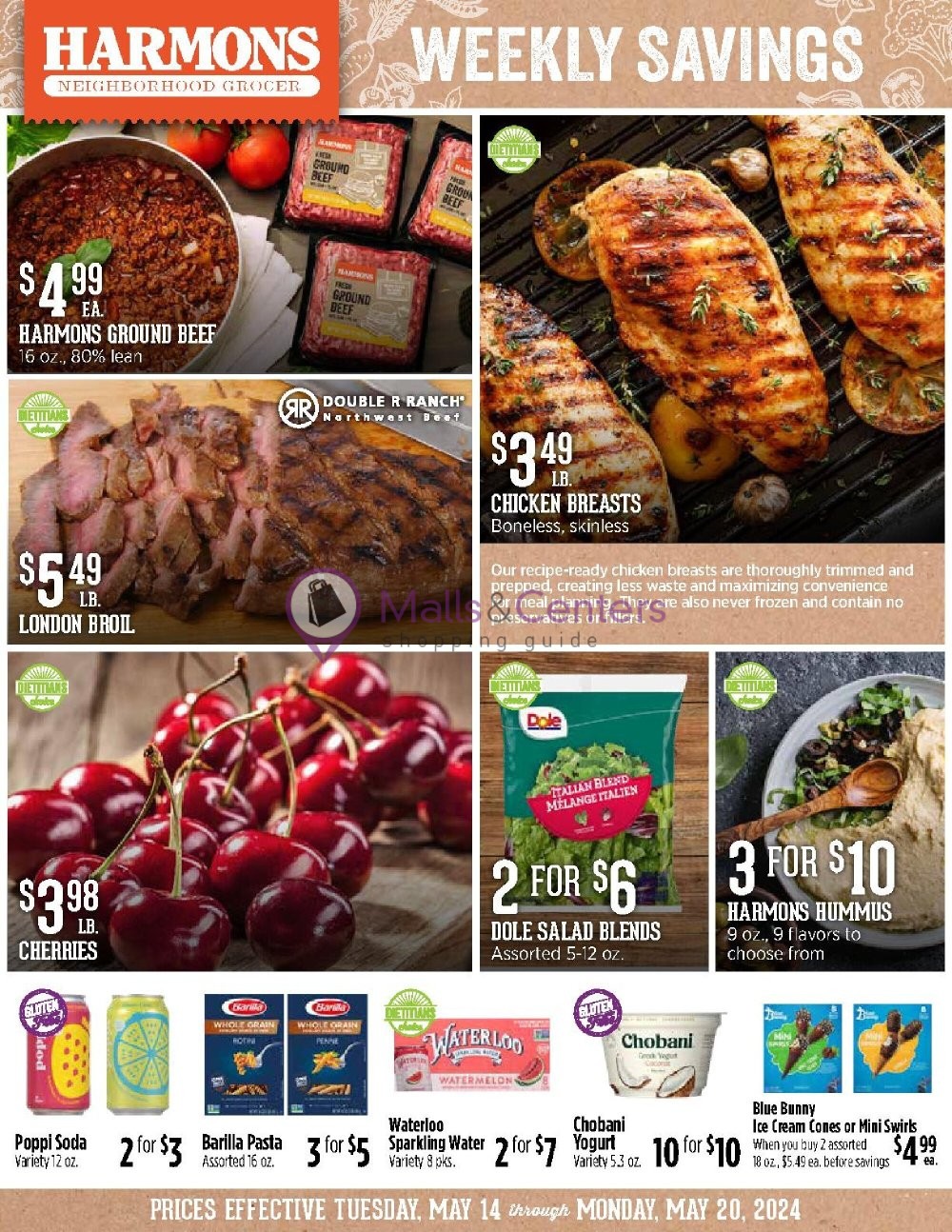 Harmons Weekly ad valid from 05/14/2024 to 05/20/2024 - MallsCenters