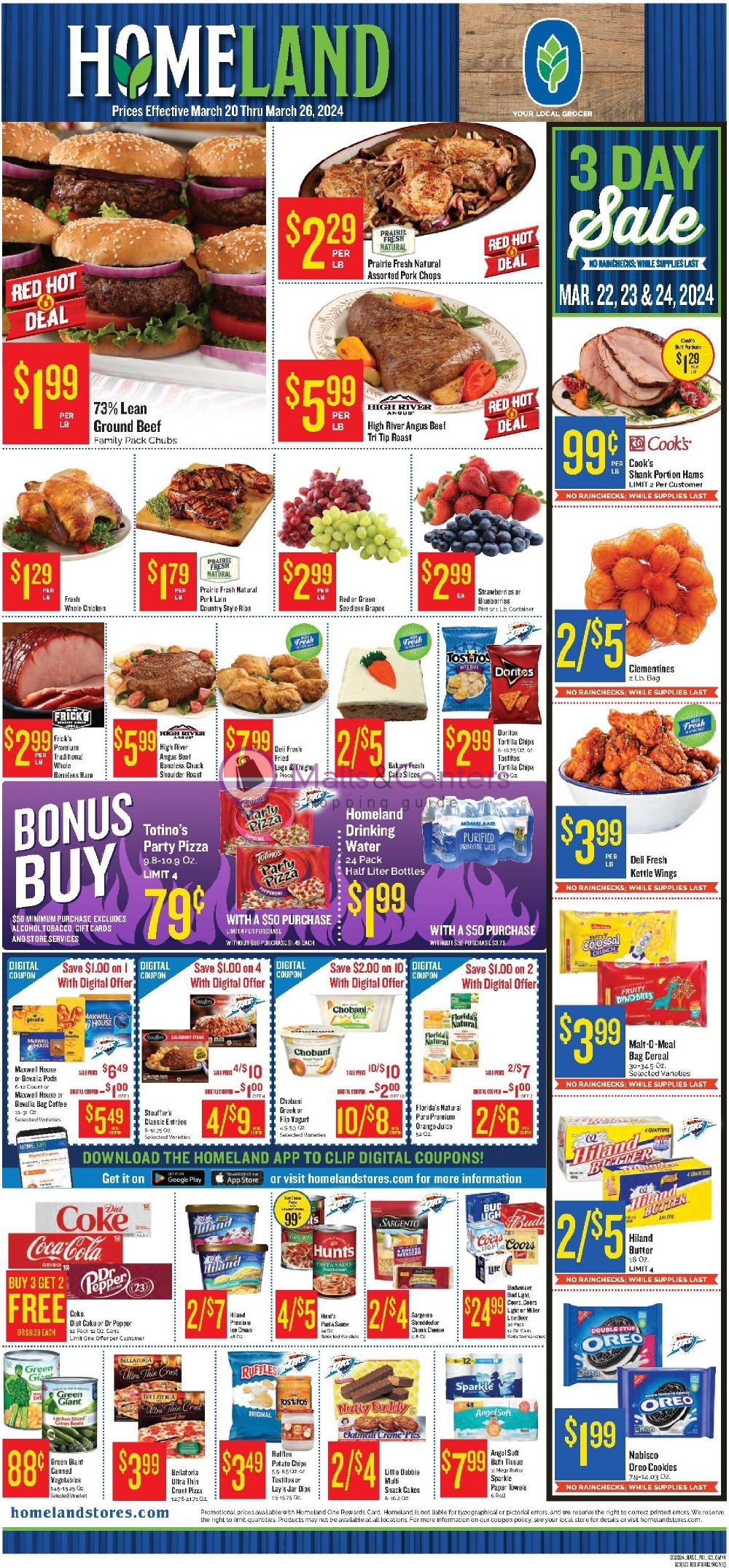 Homeland Weekly Ad, from Wed, 3/20/2024 - sales & flyers specials ...