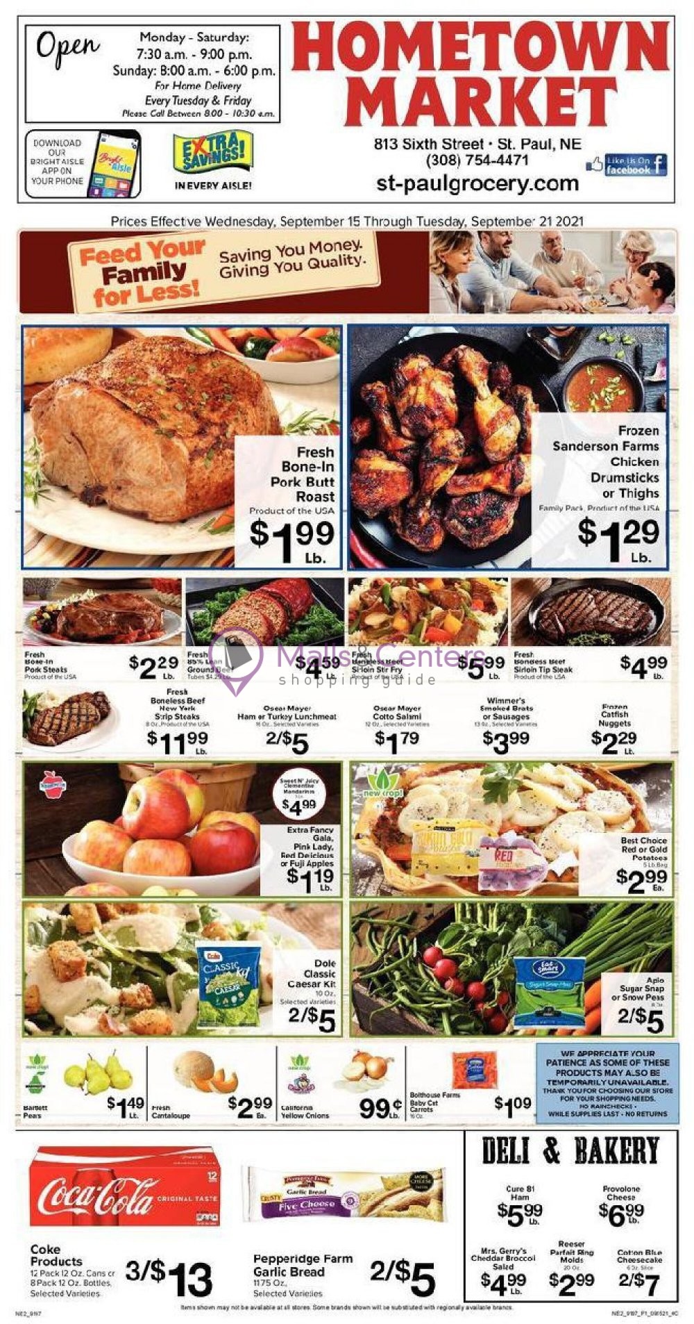 Hometown Market Weekly Ad - sales & flyers specials - MallsCenters