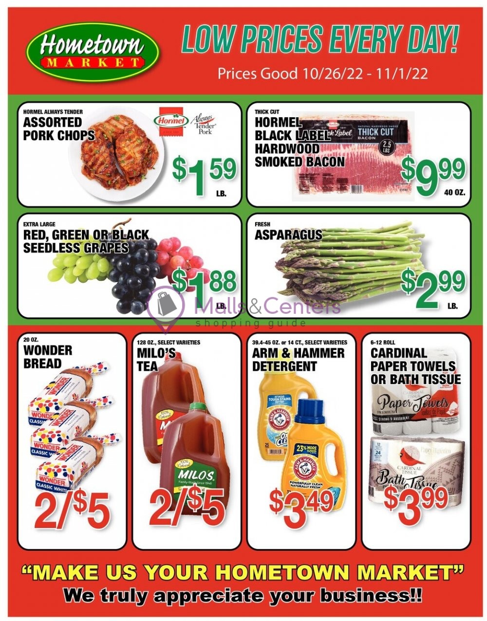 Hometown Markets Weekly Ad - sales & flyers specials - MallsCenters