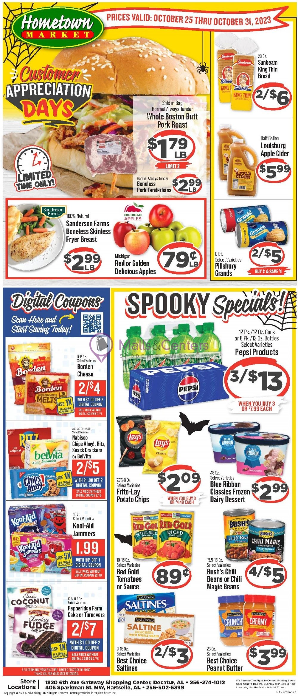 Hometown Markets Weekly ad valid from 10/25/2023 to 10/31/2023 ...