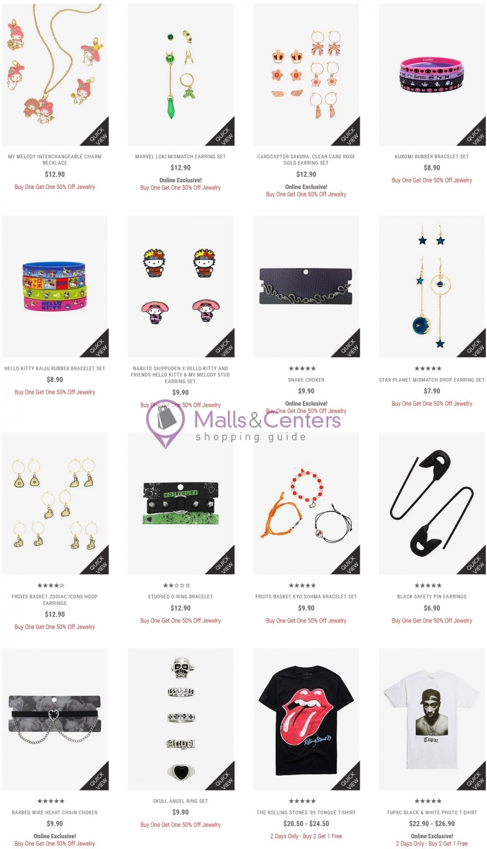 Hot Topic Weekly Ad - sales & flyers specials - MallsCenters