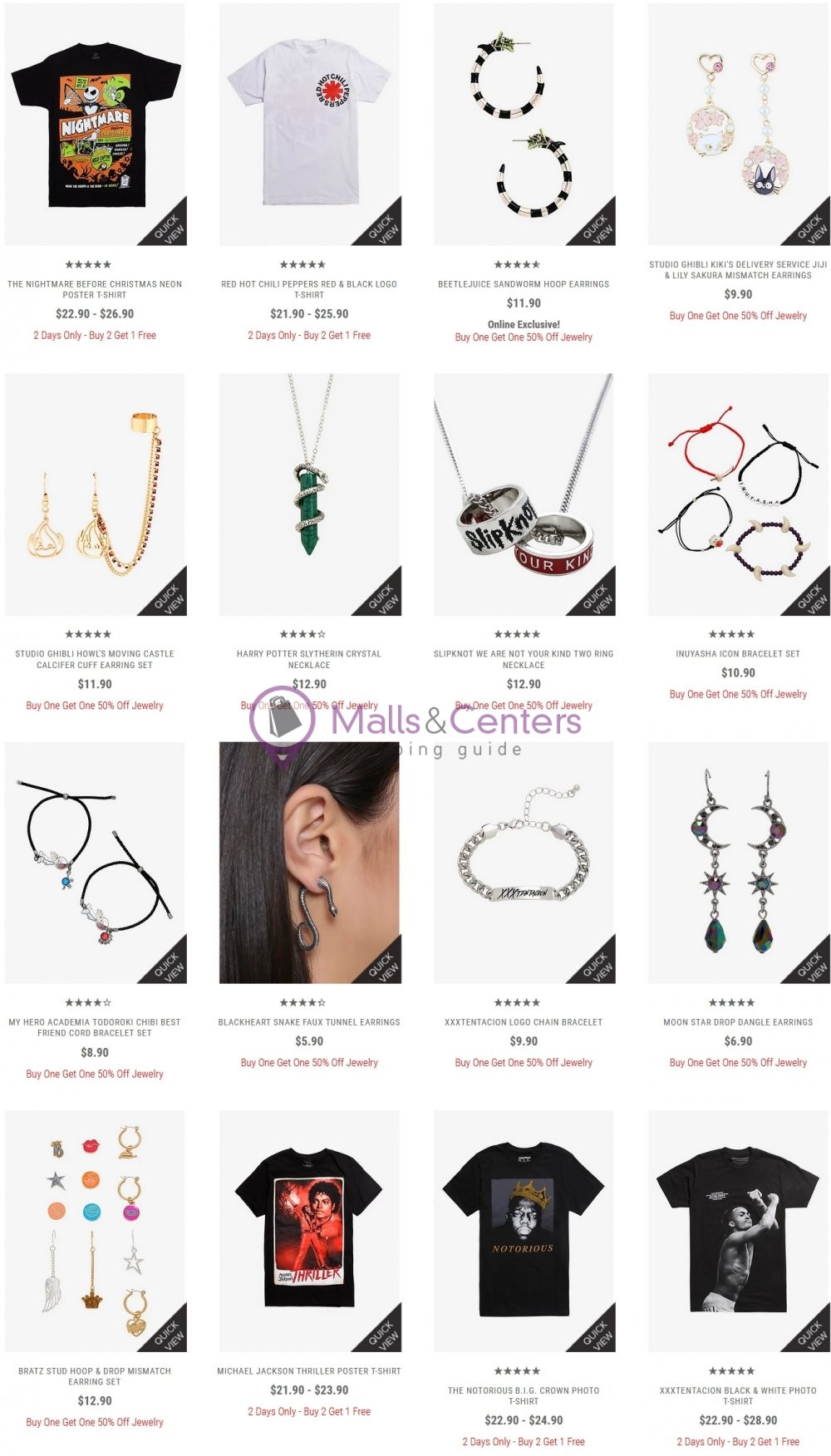 Hot Topic Weekly Ad - sales & flyers specials - MallsCenters