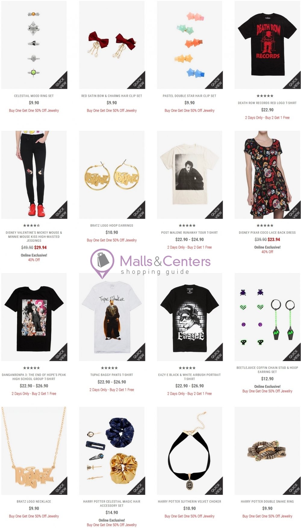 Hot Topic Weekly Ad - sales & flyers specials - MallsCenters