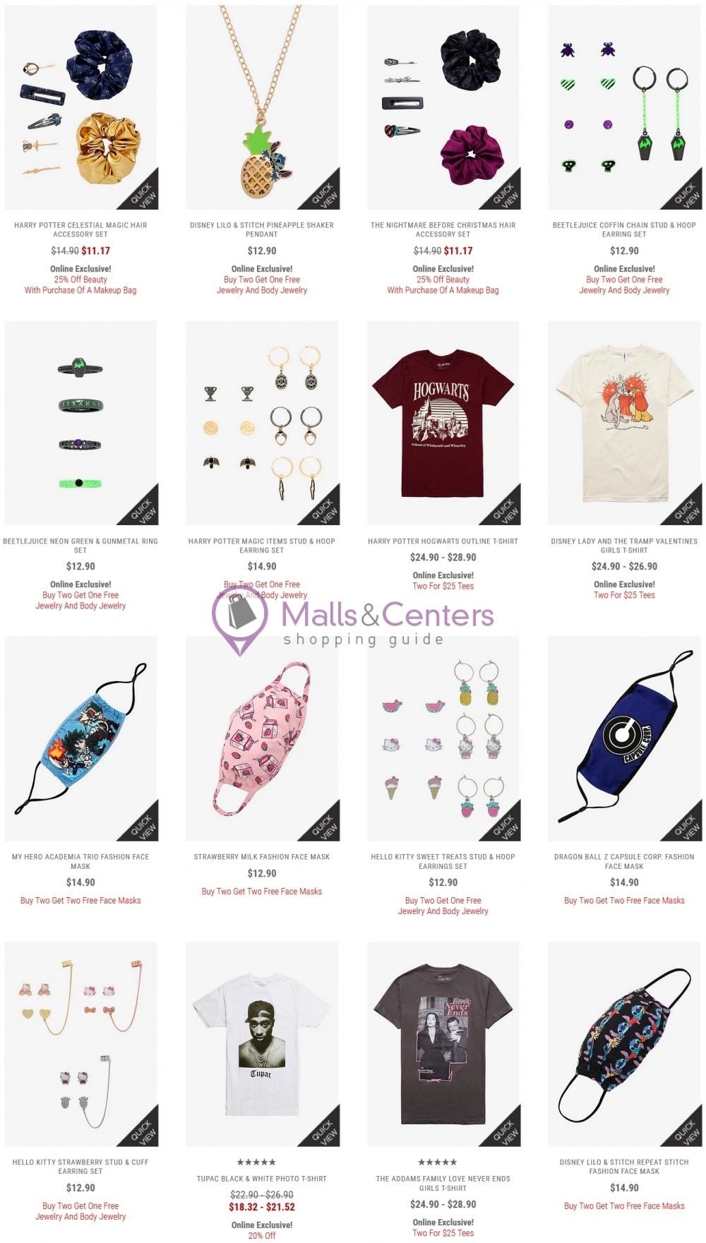 Hot Topic Weekly Ad - sales & flyers specials - MallsCenters