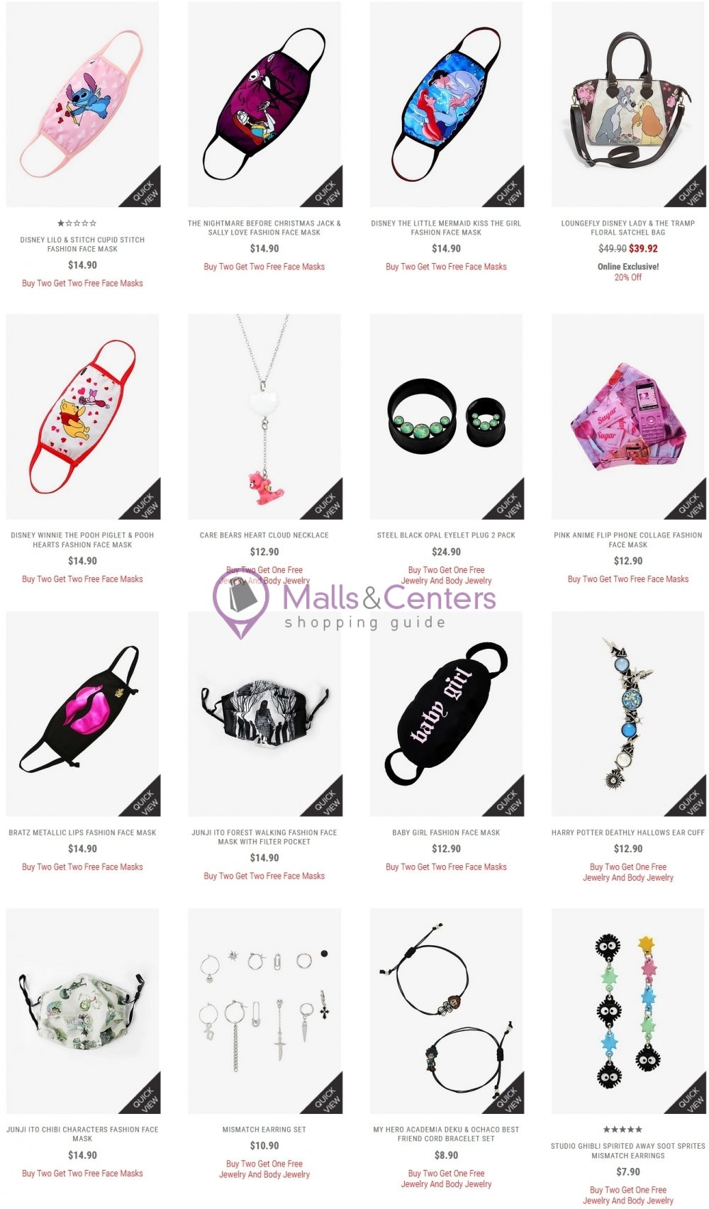 Hot Topic Weekly Ad - sales & flyers specials - MallsCenters