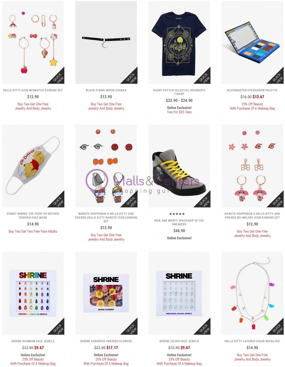 Hot Topic Weekly Ad - sales & flyers specials - MallsCenters