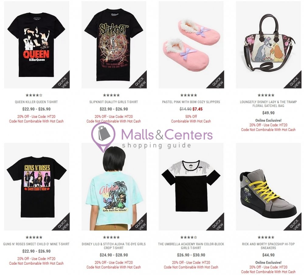 Hot Topic Weekly Ad - sales & flyers specials - MallsCenters