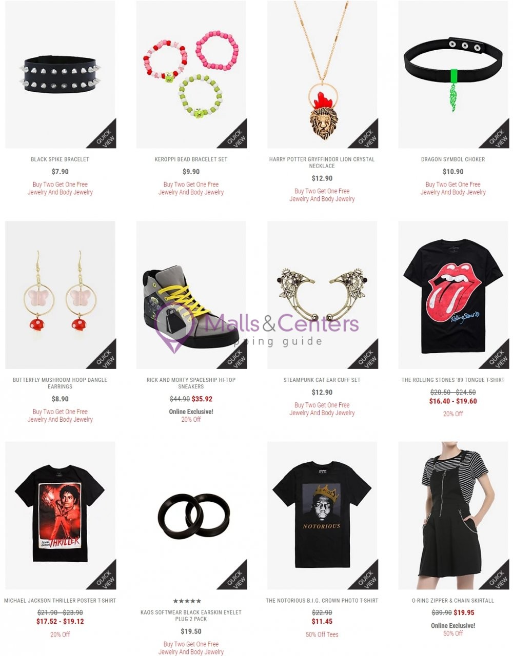 Hot Topic Weekly Ad - sales & flyers specials - MallsCenters