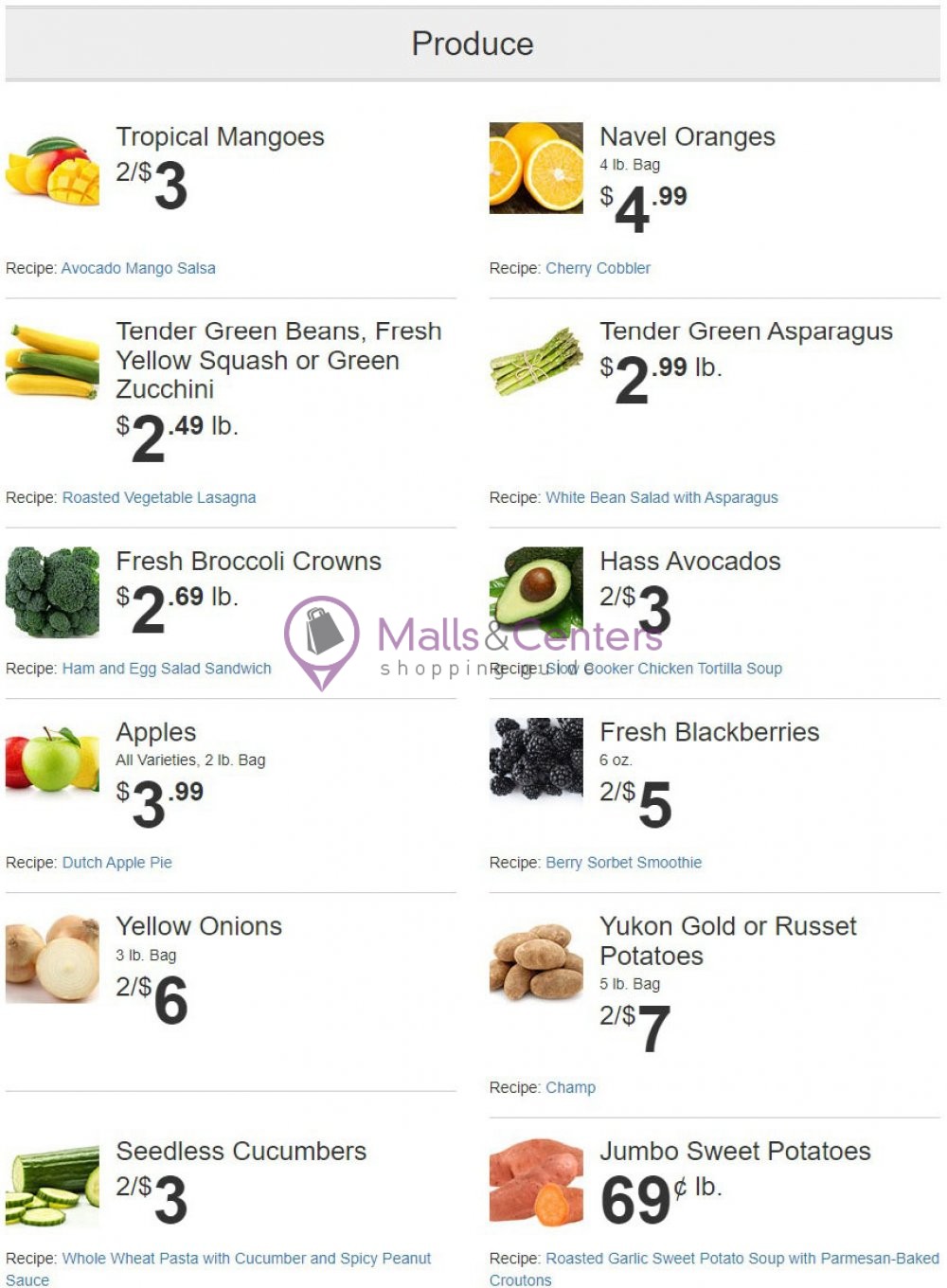 IGA Rowe's Supermarket Weekly Ad - sales & flyers specials - MallsCenters