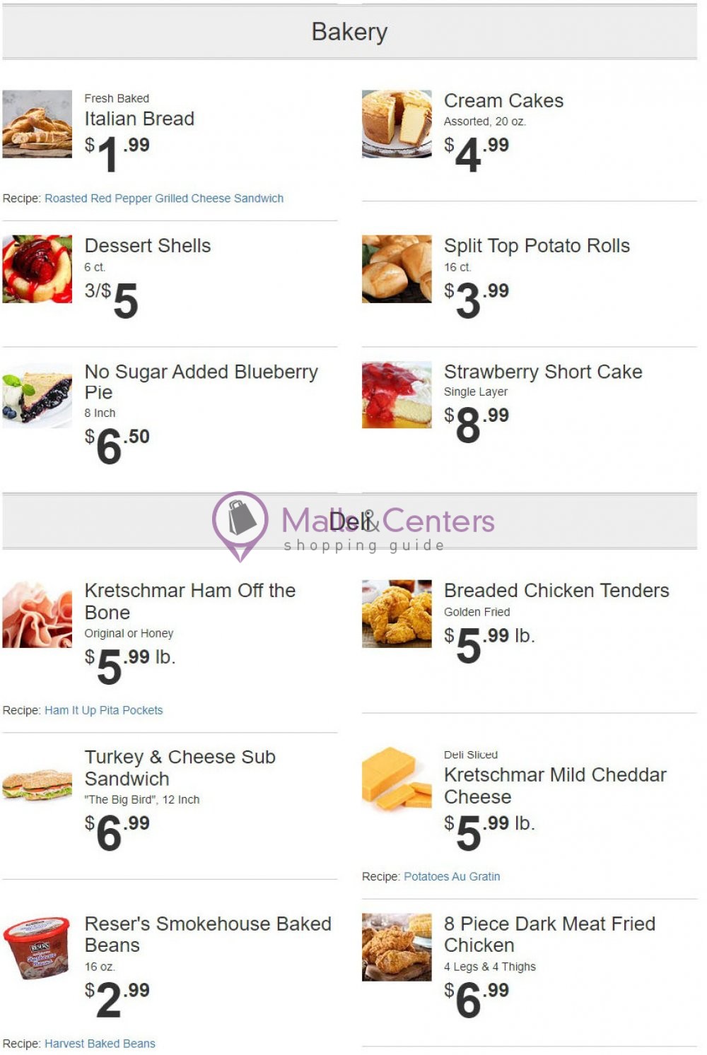 IGA Rowe's Supermarket Weekly Ad - sales & flyers specials - MallsCenters