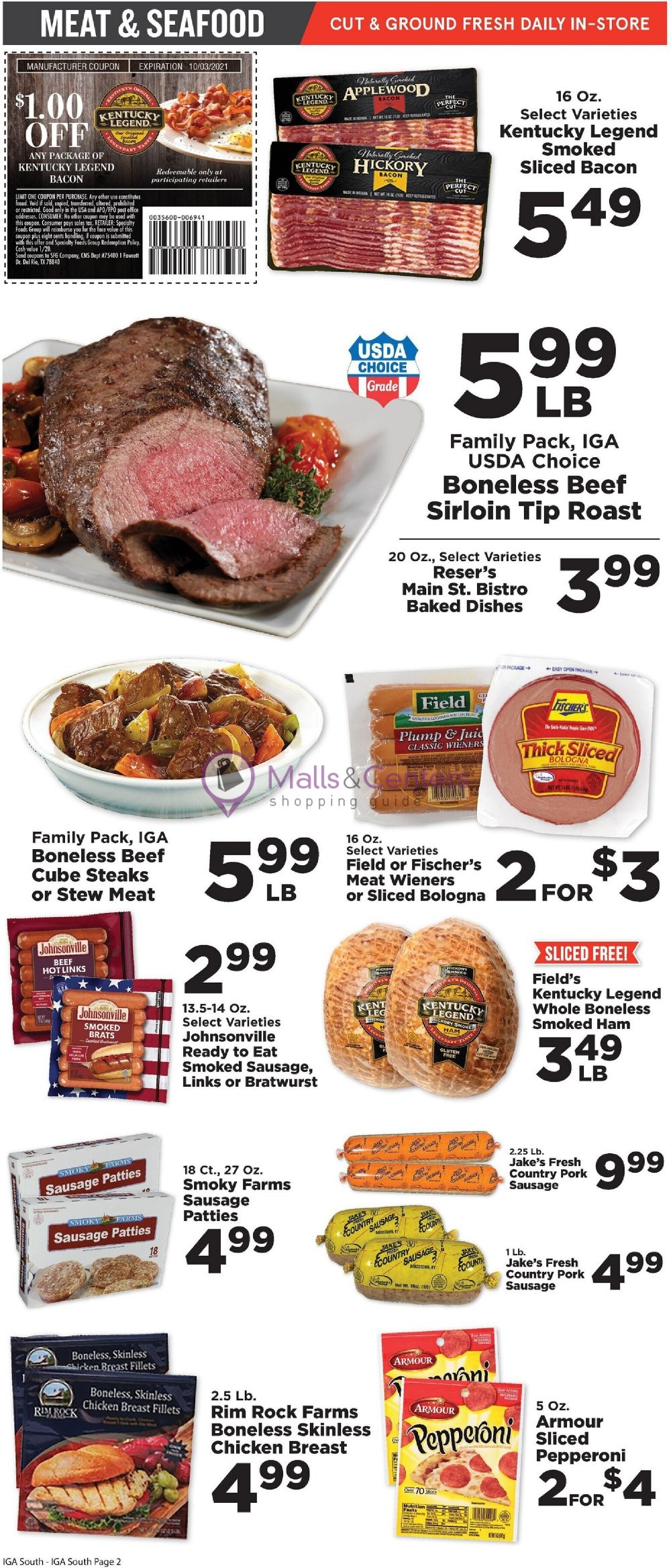 IGA Weekly Ad - sales & flyers specials - MallsCenters