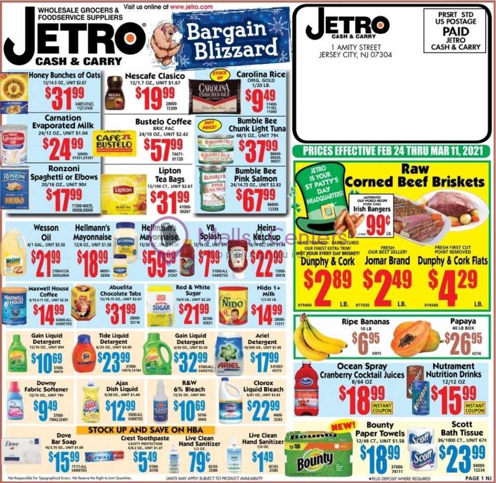 Jetro Weekly Ad - sales & flyers specials - MallsCenters