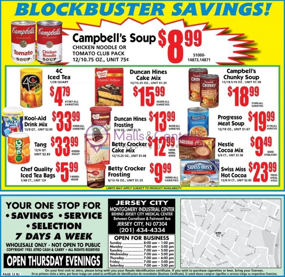 Jetro Weekly Ad - sales & flyers specials - MallsCenters