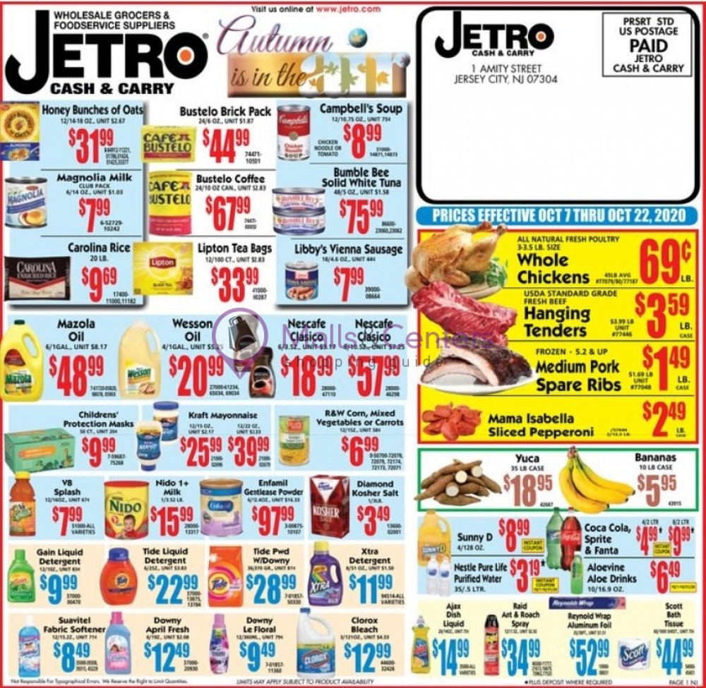 Jetro Weekly Ad - sales & flyers specials - MallsCenters