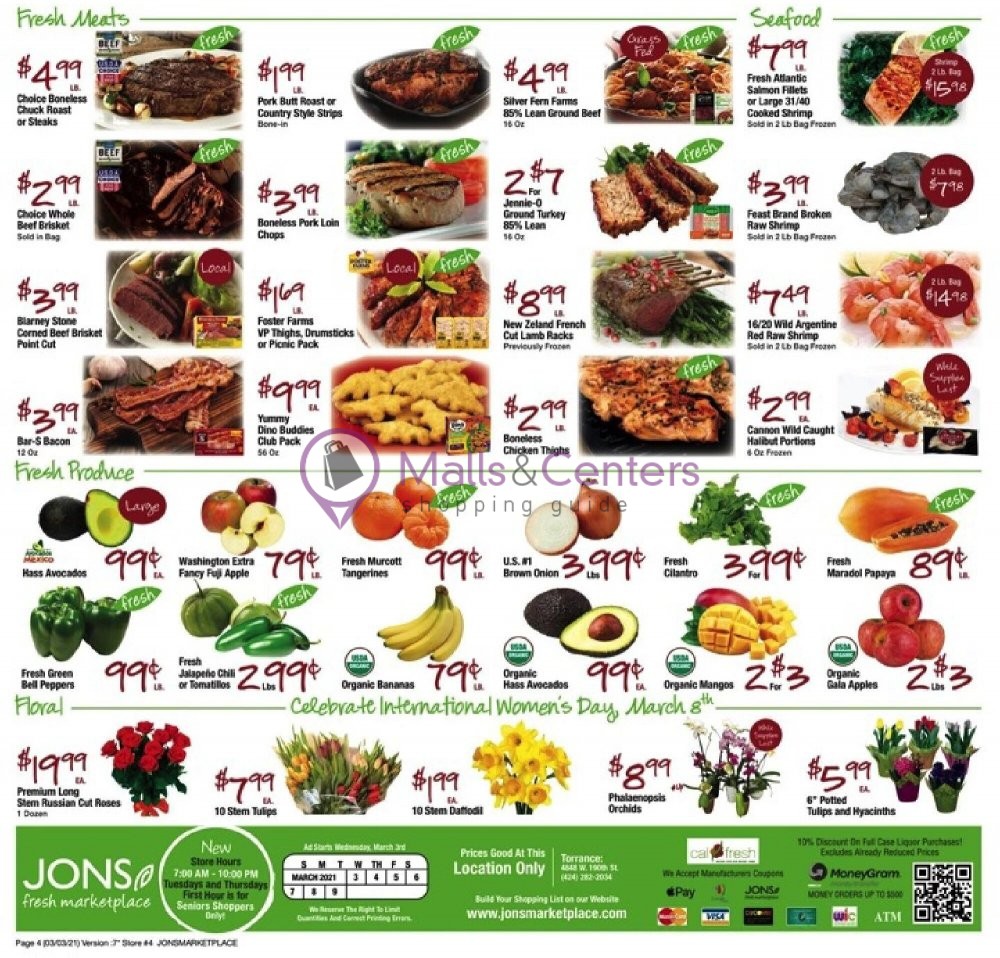 Jons Fresh Marketplace Weekly Ad - sales & flyers specials - MallsCenters