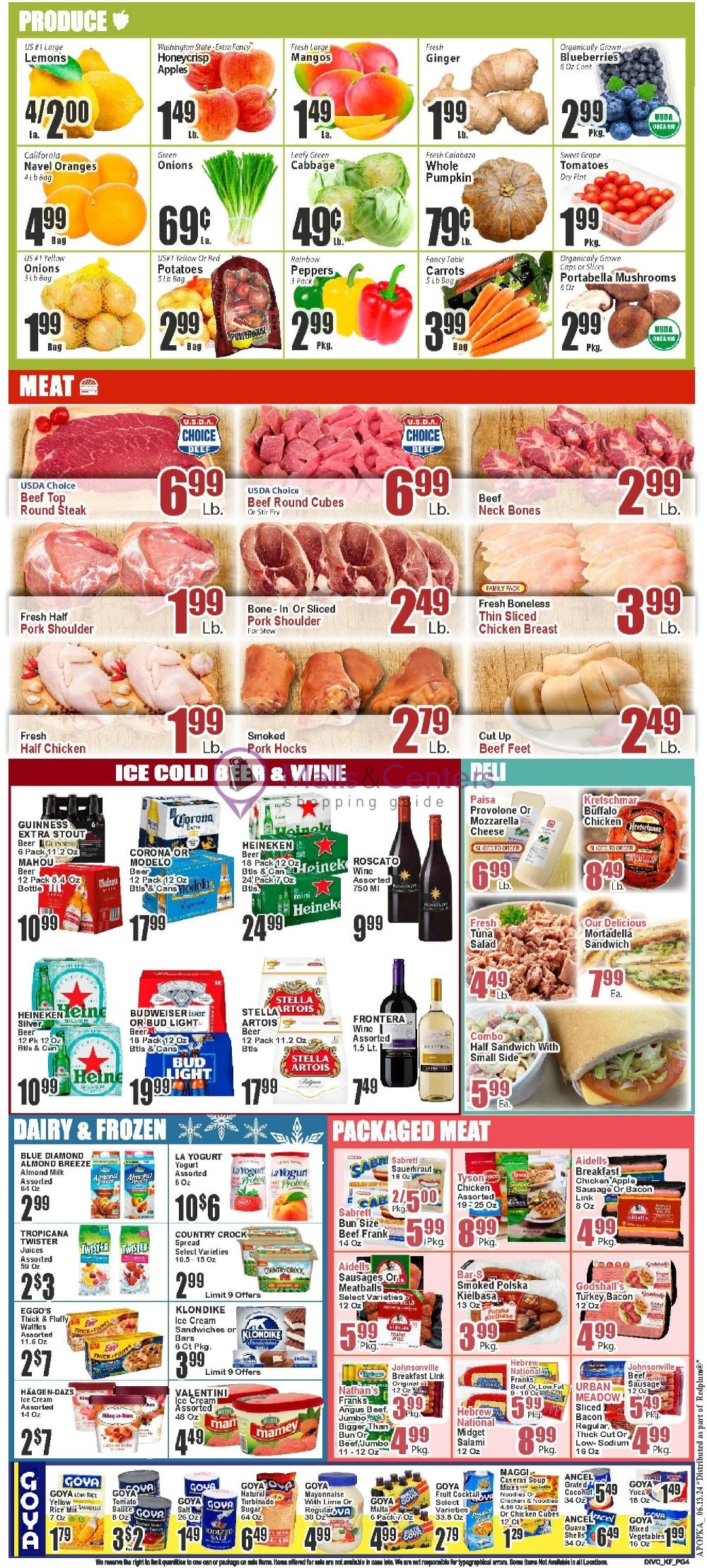 Key Food Weekly ad valid from 06/14/2024 to 06/20/2024 - MallsCenters