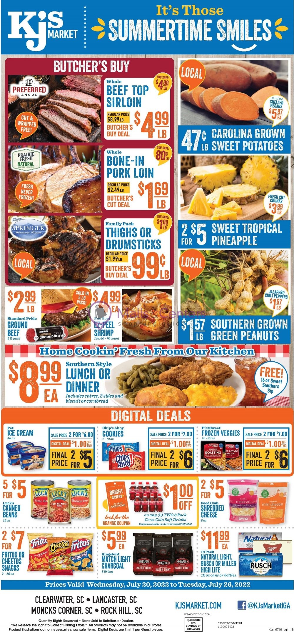 KJ´s Market Weekly Ad - sales & flyers specials - MallsCenters