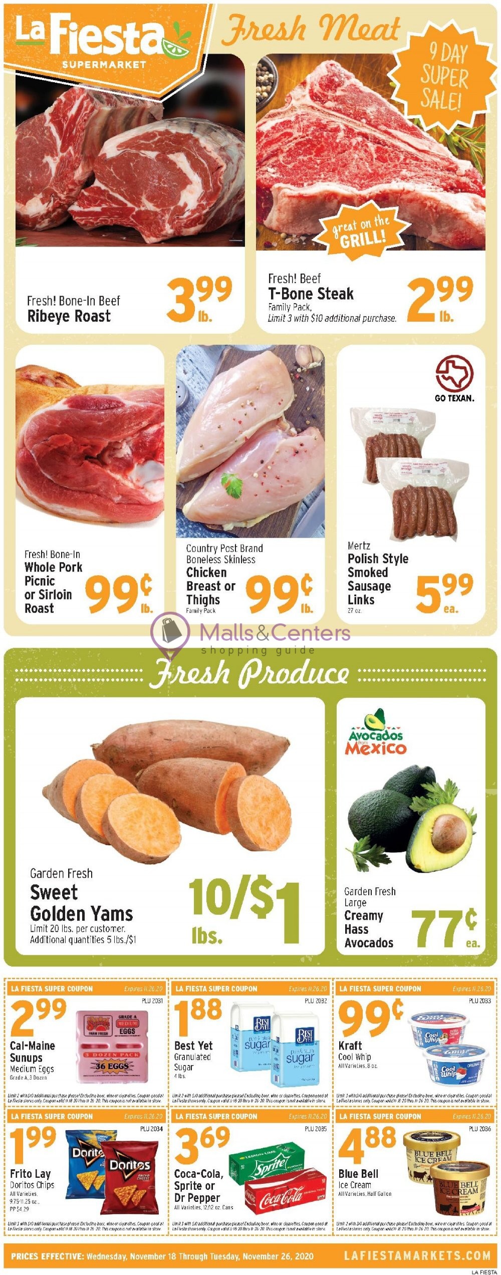 Fiesta Supermarket Ad – Fiesta SupermarketLa Fiesta Supermarket Weekly ...