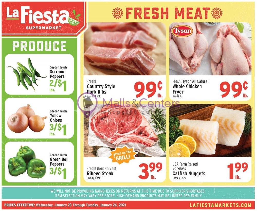 Fiesta Supermarket Ad – Fiesta SupermarketLa Fiesta Supermarket Weekly ...